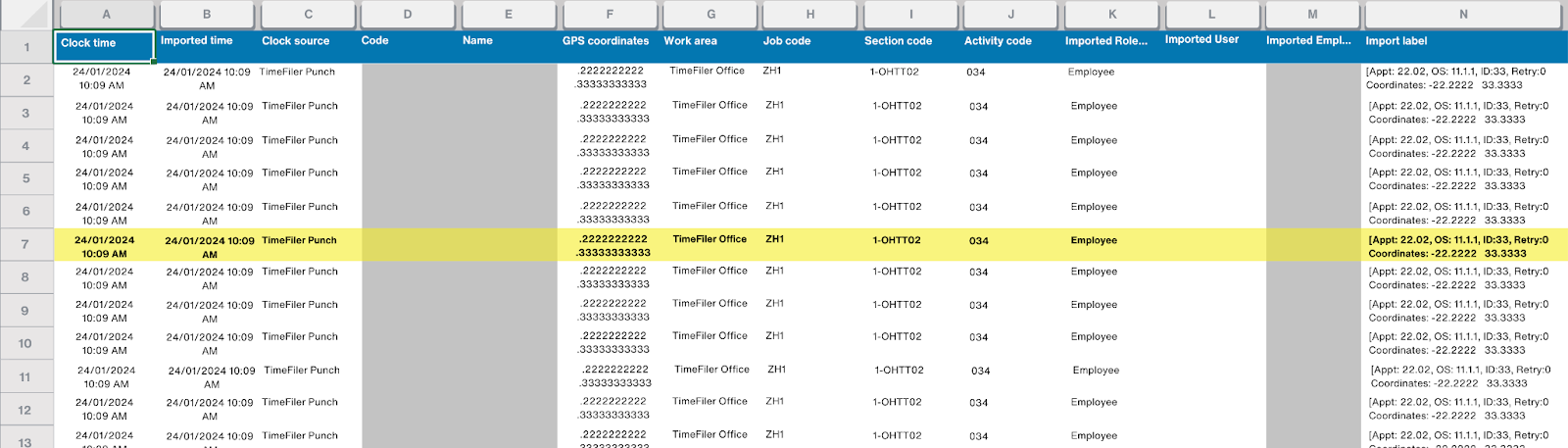 TimeFiler: Never the same application twice